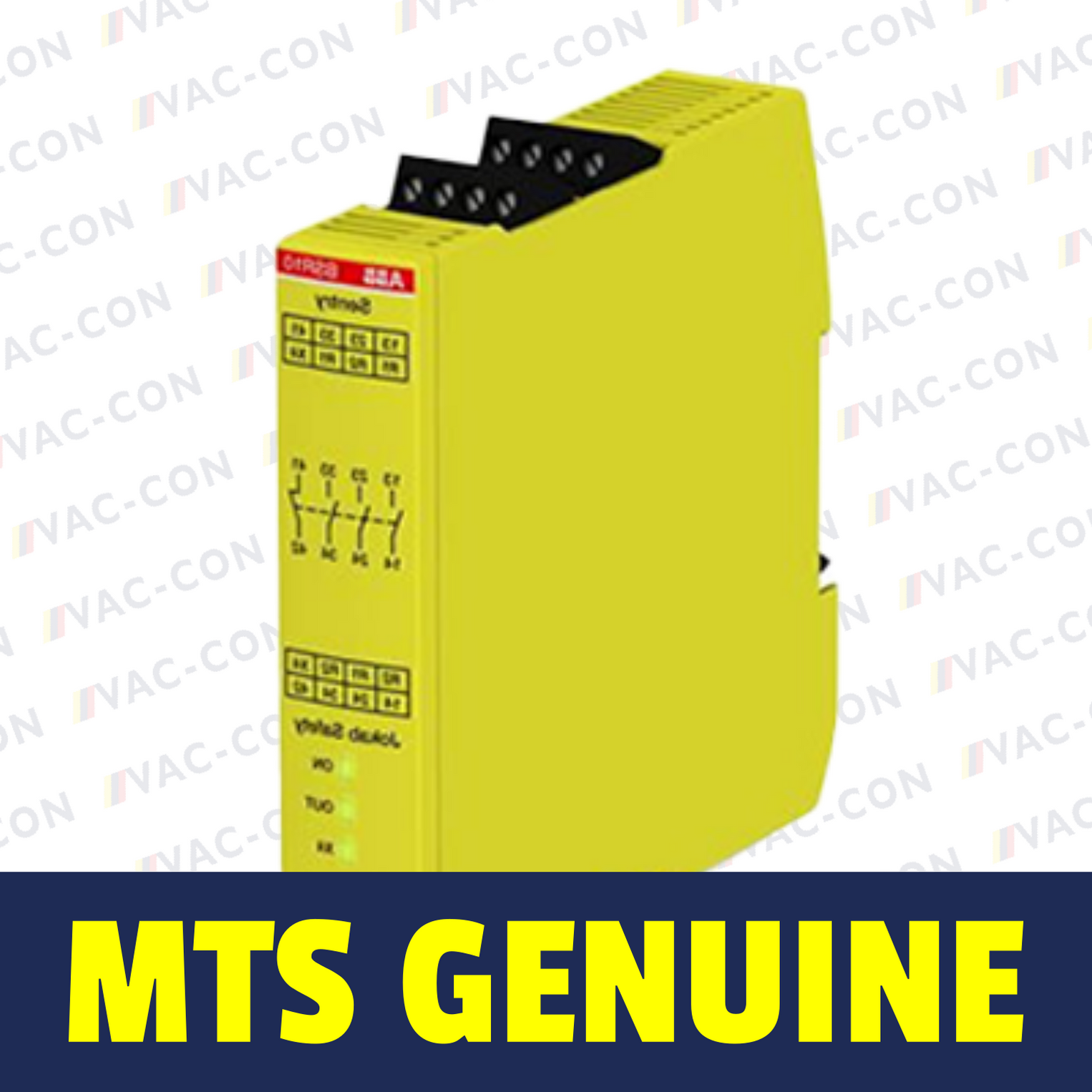 MTS Genuine Emergency Shutdown Relay ABB - VAC-CON LTD — VAC-CON Ltd