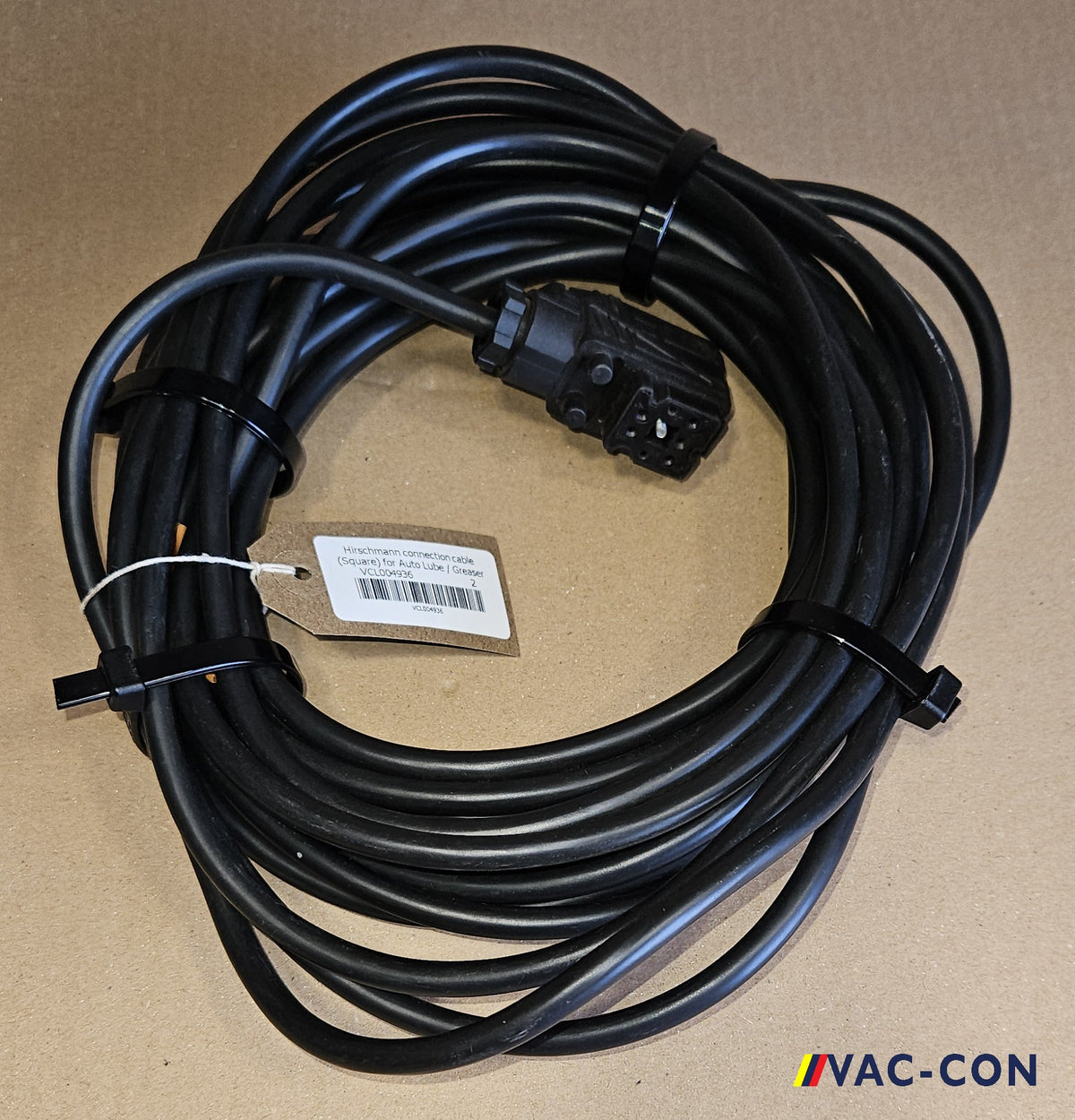 Hirschmann connection cable (Square) for Auto Lube / Greaser Systems ...