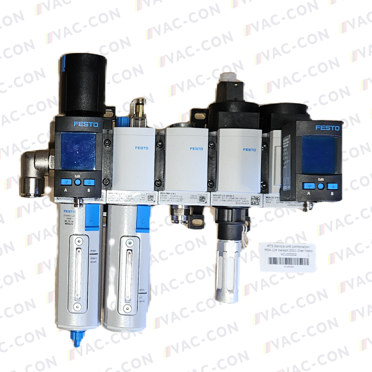 MTS Genuine Service unit combination MS4-1/4 Version 2021 — VAC-CON Ltd