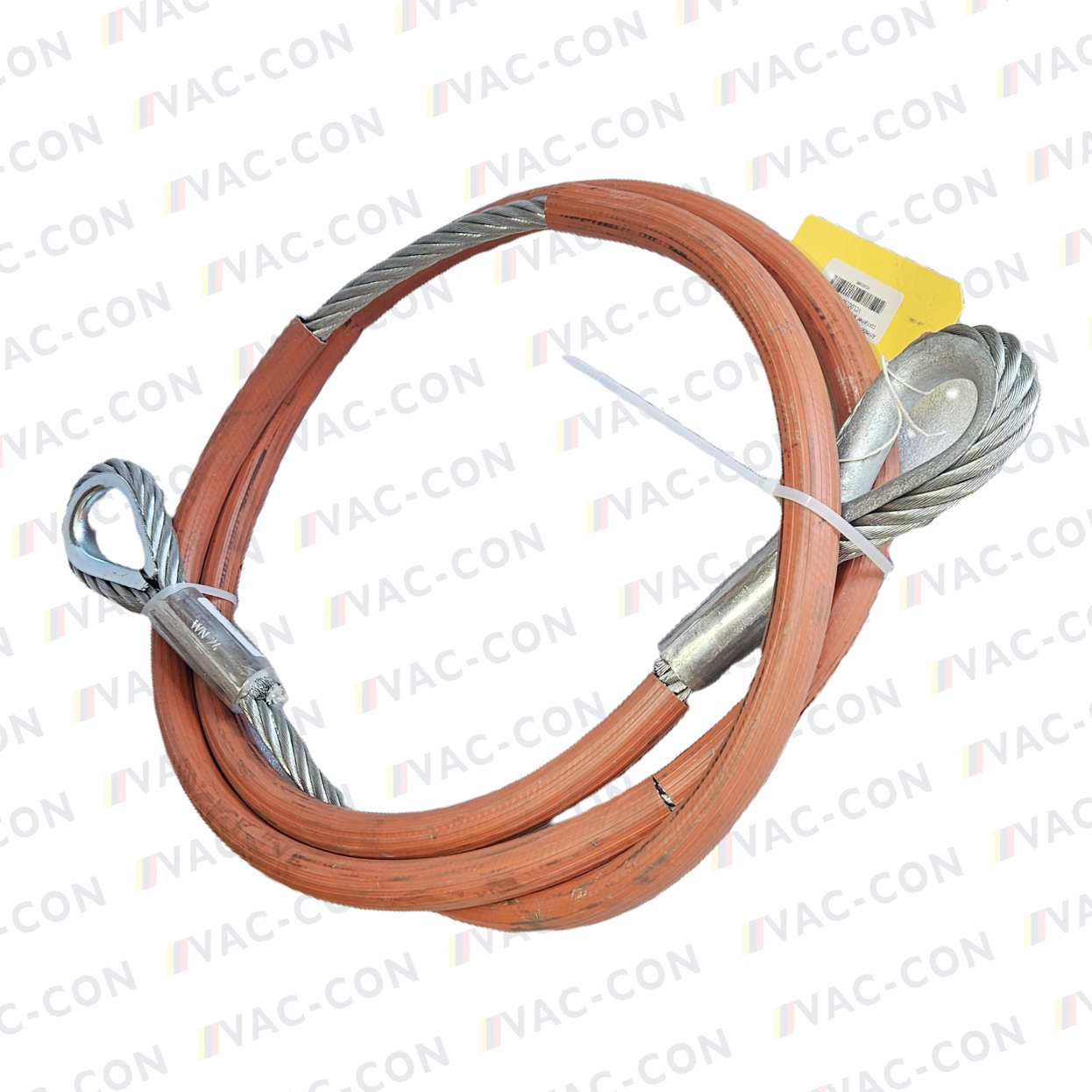 Arrester cable to secure the tipping container / skip rope for securit ...