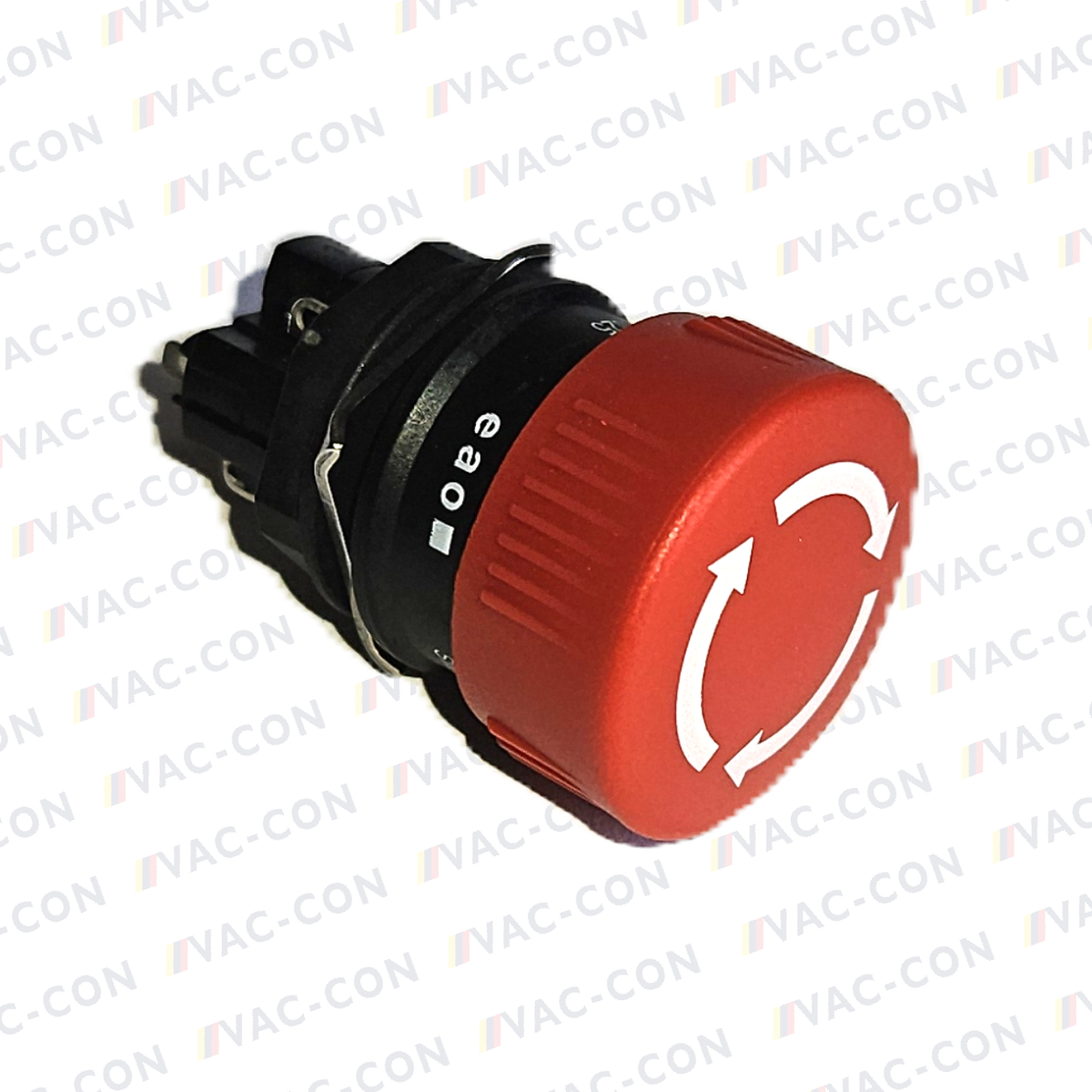 6 PIN Series Maintained Emergency Stop Push Button, Panel Mount, SPDT ...