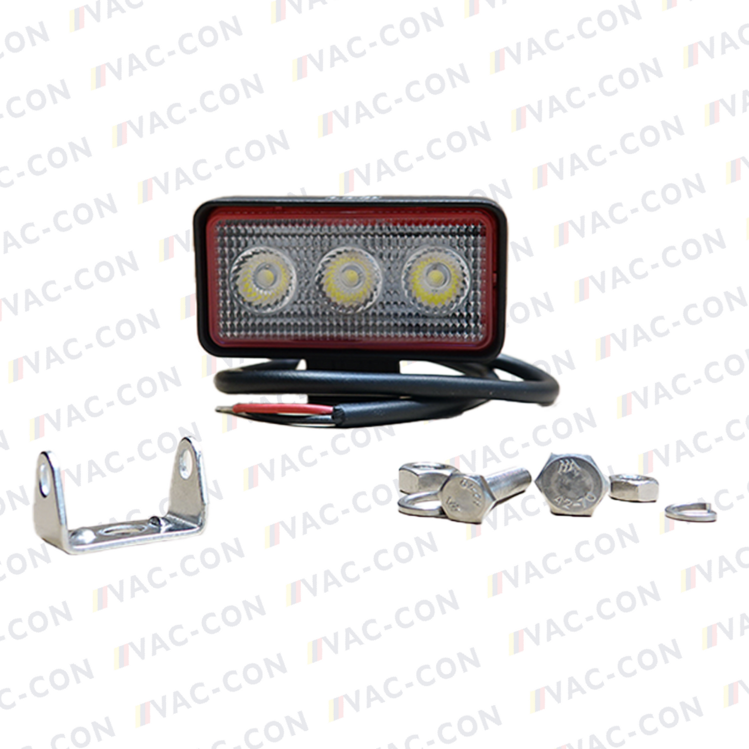 LED Rectangular Work Flood Lamp 12/24V — VAC-CON Ltd