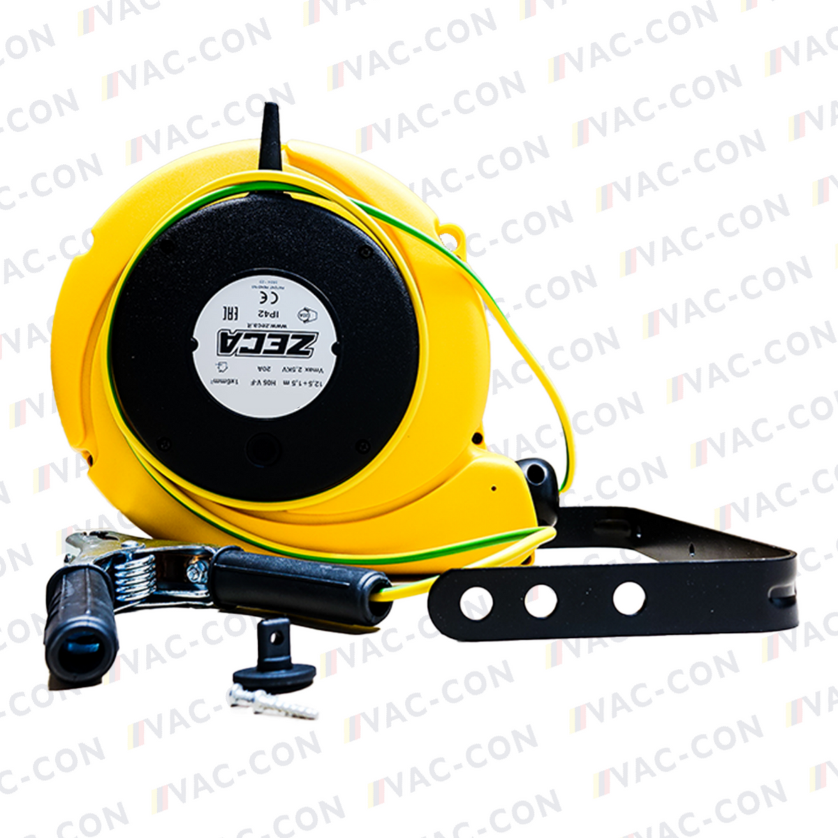 Earthing Reel 14 meter plastic body heavy duty — VAC-CON Ltd